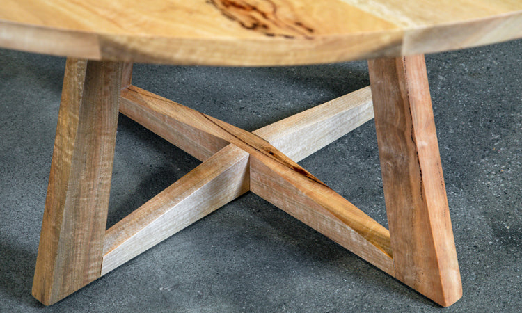 Gatwick Round Marri Timber Wooden Dining Table - Danish Inspired ...